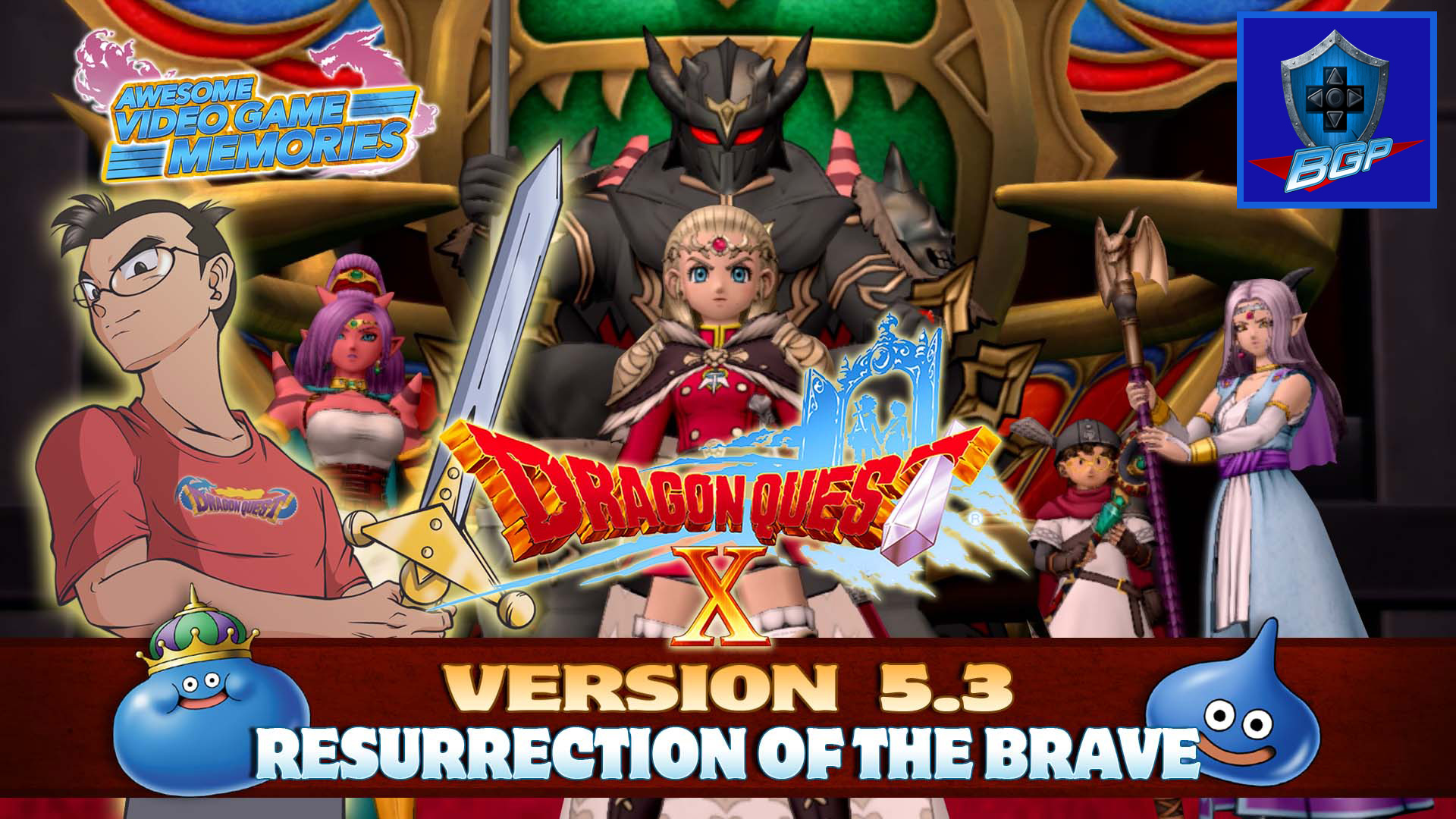 Dragon Quest X Version 5.3: Resurrection of the Brave Review and ENGLISH Story Summary いばらの巫女と滅び ...