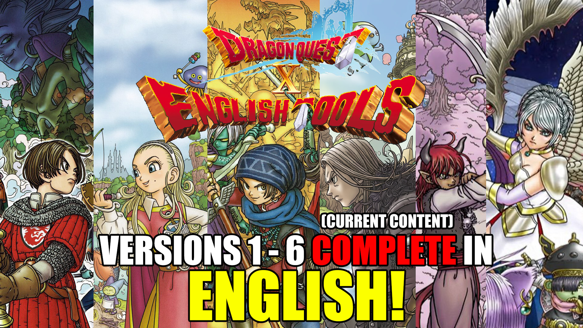 Dragon Quest X Clarity Fan Translation caught up to current content Versions 1-6 playable in ...